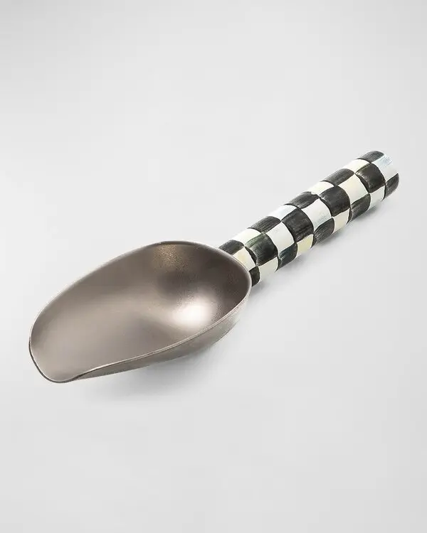 MACKENZIE-CHILDS Courtly Check Enamel Scoop, Small