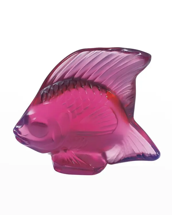 Lalique Fuchsia Fish - One-color