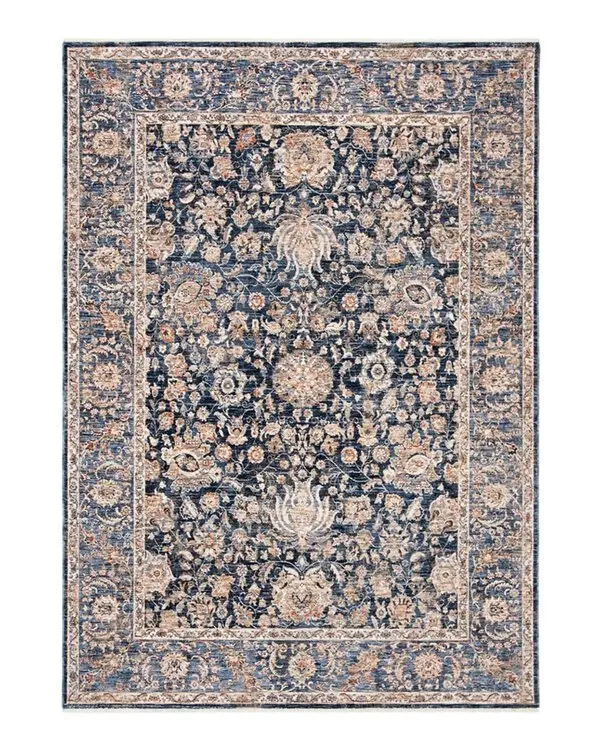 Ralph Lauren Celia Power-loomed Rug, 5' X 8 - Navy