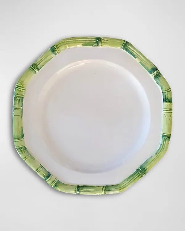 LES-OTTOMANS Bamboo Salad Plate, Set Of 4