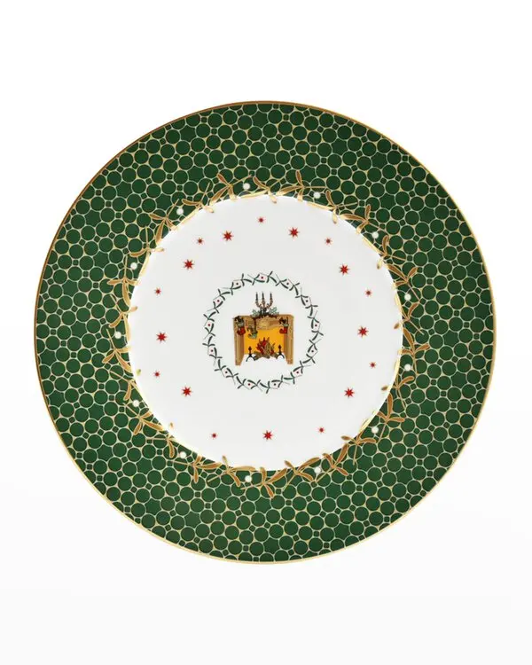 Bernardaud Green Fire Salad Plate - One-color