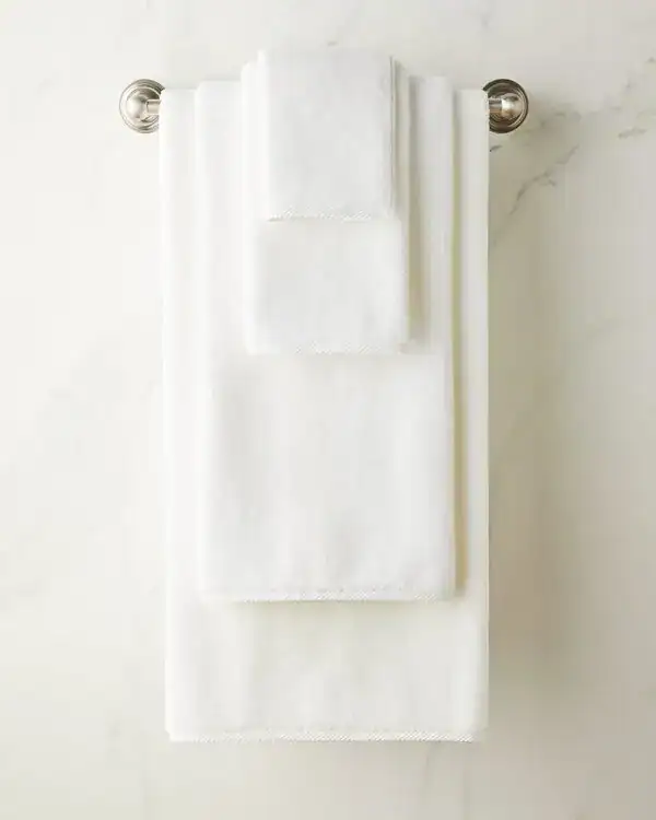 Matouk Marcus Collection Luxury Bath Towel White Editorialist - Main Image