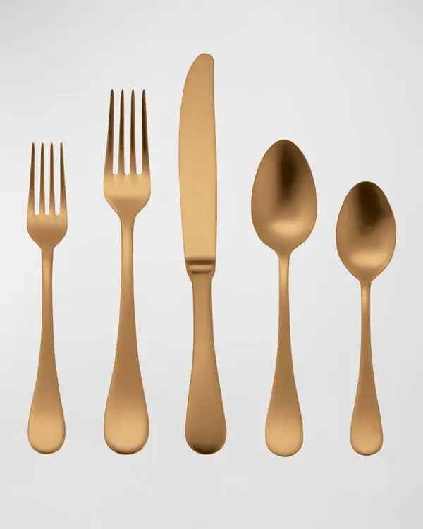 MEPRA Brescia Oro 5-piece Flatware Set - Oro Ice