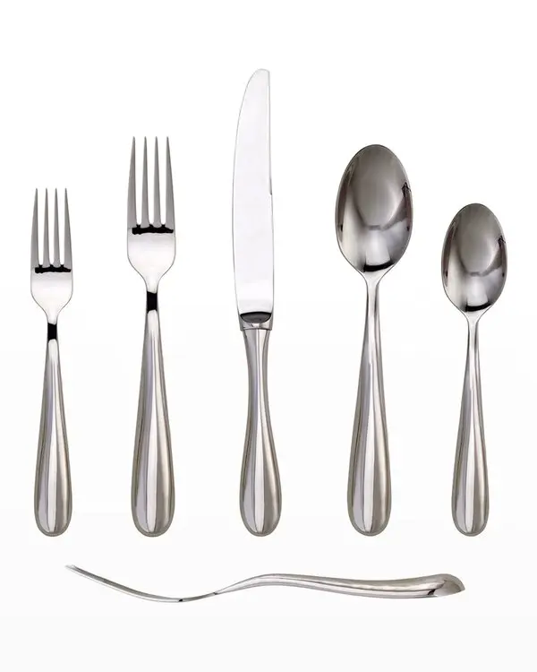RICCI SILVERSMITH 5-piece Florence Polished Flatware Set