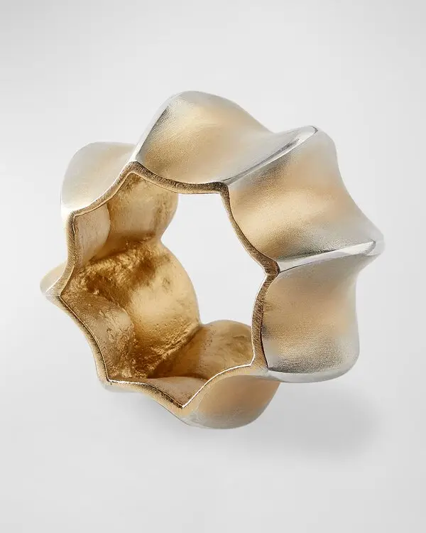 KIM SEYBERT Desert Napkin Ring - Gold/silver