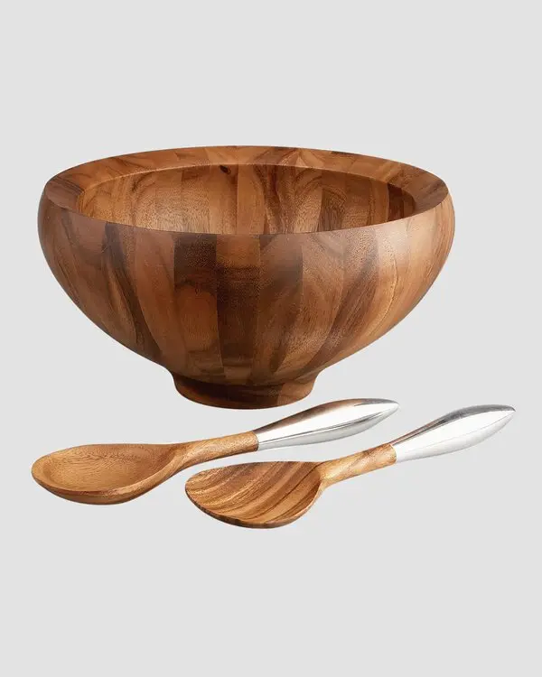 NAMBE Yaro Salad Bowl With Servers - One-color