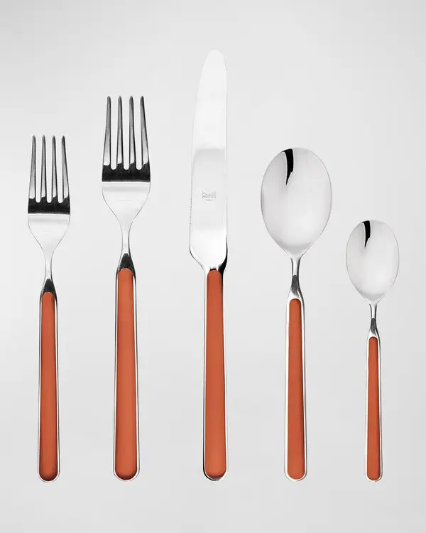MEPRA Fantasia 5-piece Flatware Set - Rust