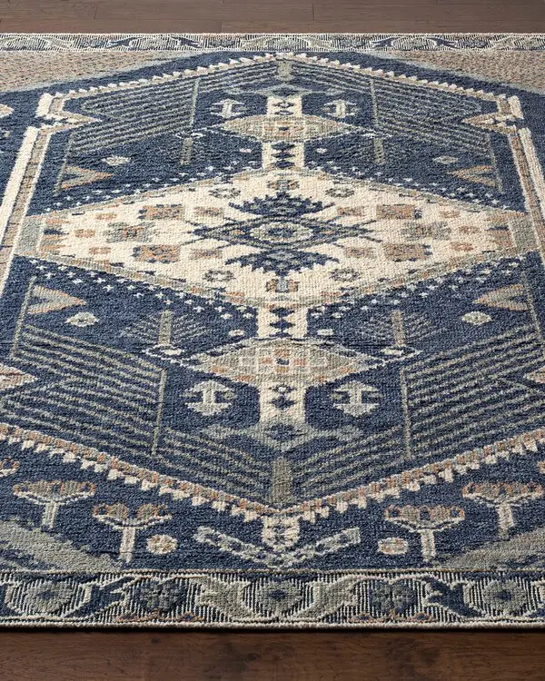 SURYA RUGS Mathis Hand-knotted Wool Rug, 9' X 12
