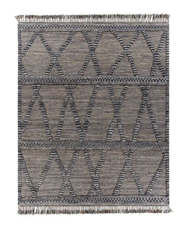 SURYA RUGS Alissa Noir Hand-knotted Rug, 9' X 12