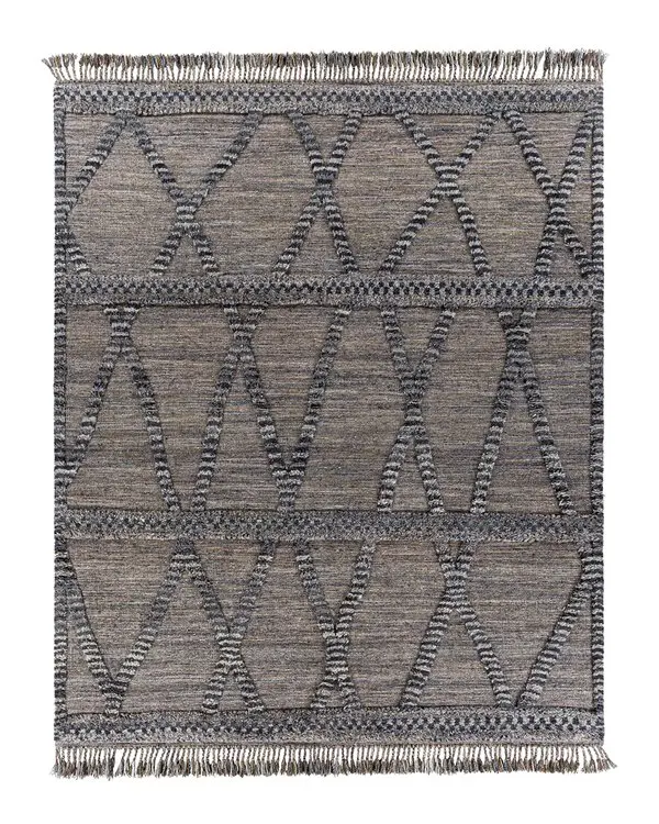 SURYA RUGS Alissa Noir Hand-knotted Rug, 5' X 8