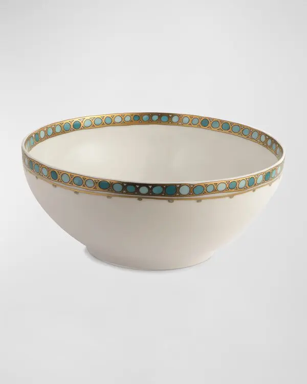 HAVILAND & PARLON Syracuse Turquoise Salad Bowl