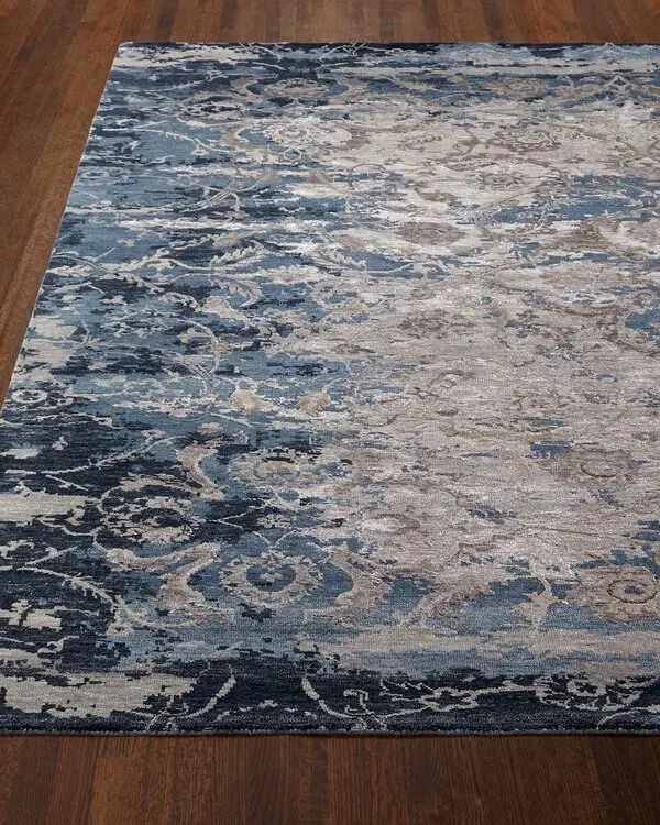 HAVEN & LOOM Deep Horizon Hand-knotted Rug, 9' X 12