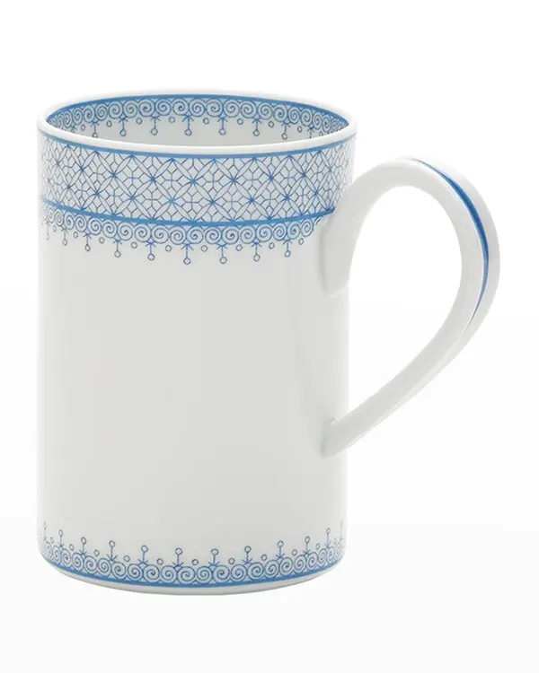 MOTTAHEDEH Cornflower Lace Mug - Lt. Blue