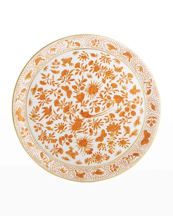 MOTTAHEDEH Sacred Bird & Butterfly Cake Plate
