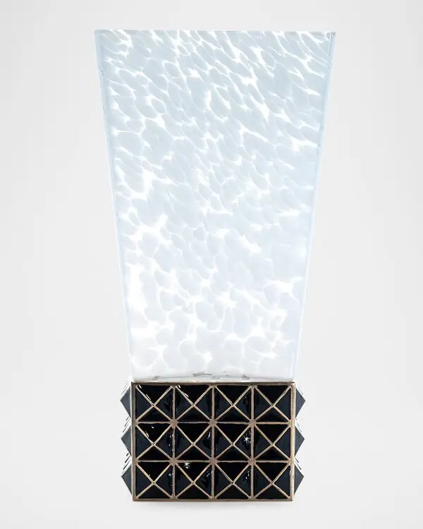 JAY STRONGWATER Pyramid Vase