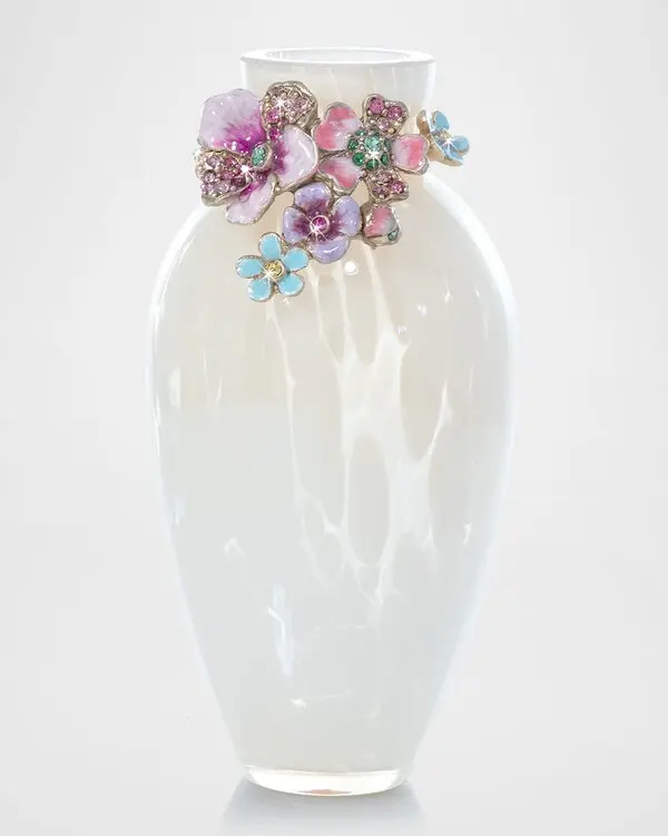 JAY STRONGWATER Flower Bouquet Vase - Multi