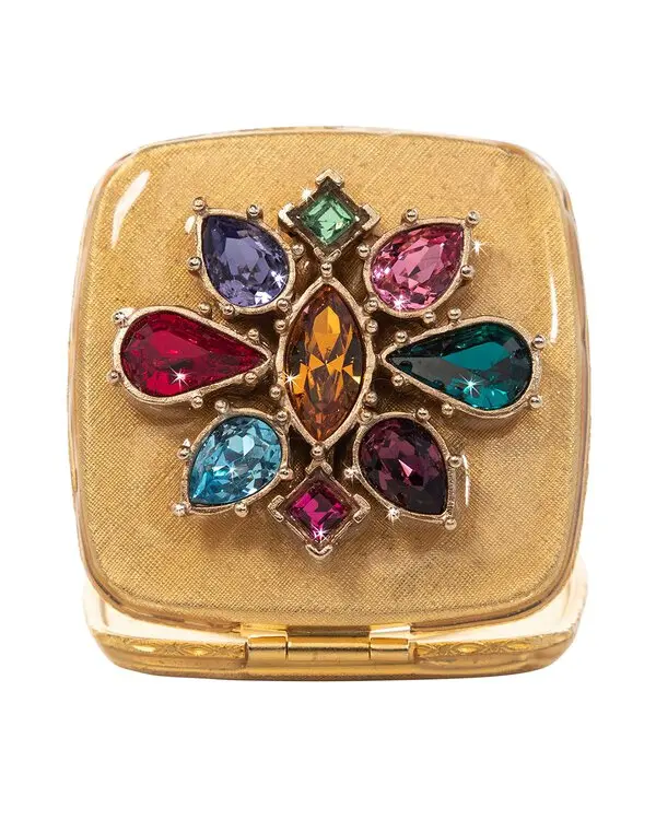 JAY STRONGWATER Over Jeweled Square Compact - Multi