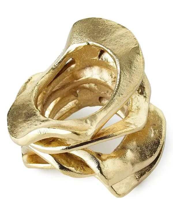 KIM SEYBERT Flux Napkin Ring - Gold