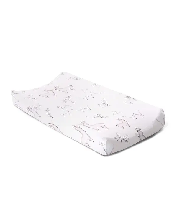 OILO STUDIO Llama Jersey Changing Pad Cover