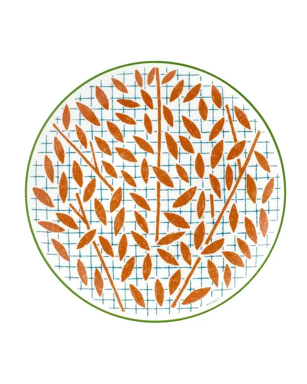 Hermès A Walk In The Garden Dessert Plate