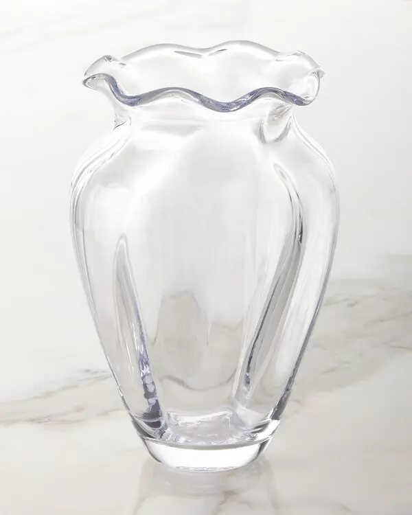 SIMON PEARCE Chelsea Medium Optic Cinch Vase