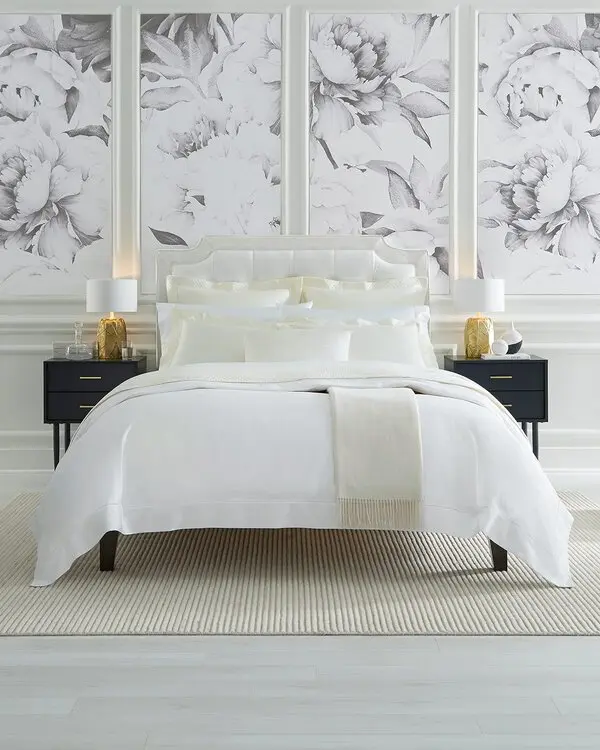 SFERRA Milos Egyptian Cotton Full/queen Duvet Cover - White