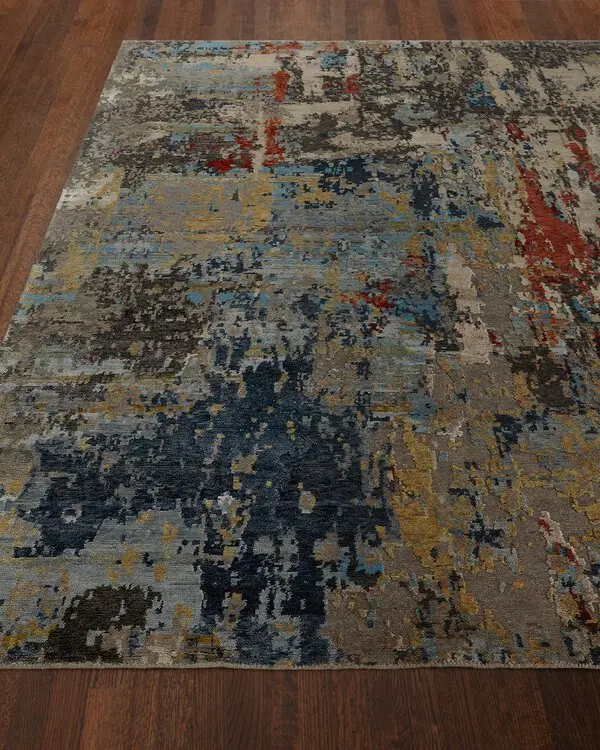 HAVEN & LOOM Layla Tibetan Weave Knotted Rug, 3' X 10