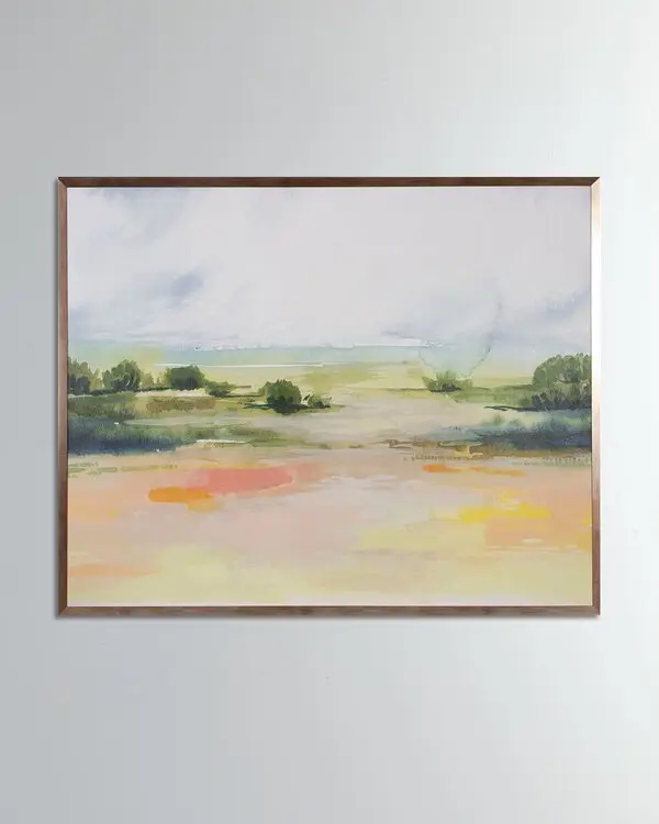 SHADOW CATCHERS Sunlit Marsh I, 62" X 50