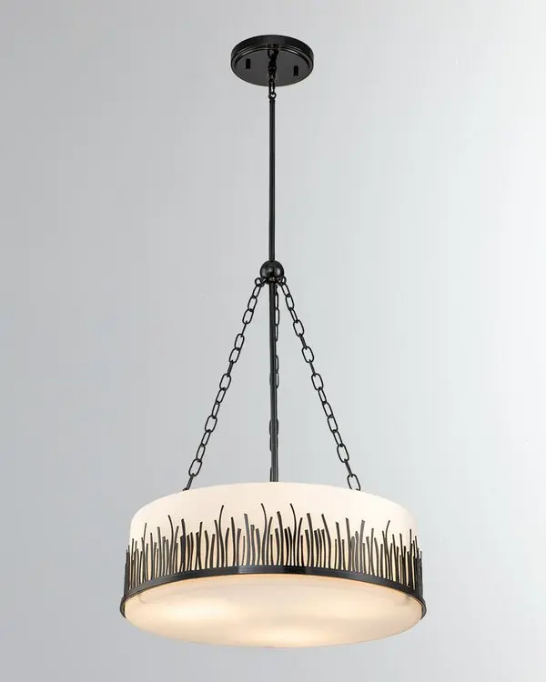 LUCAS + MCKEARN Sawgrass Large Pendant Light, Black
