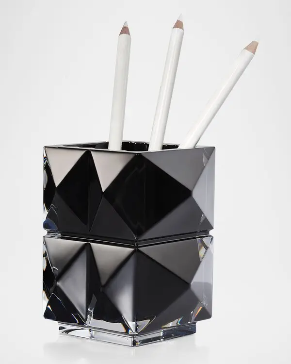 THE MARTHA, BY BACCARAT Louxor Pencil Holder - Black