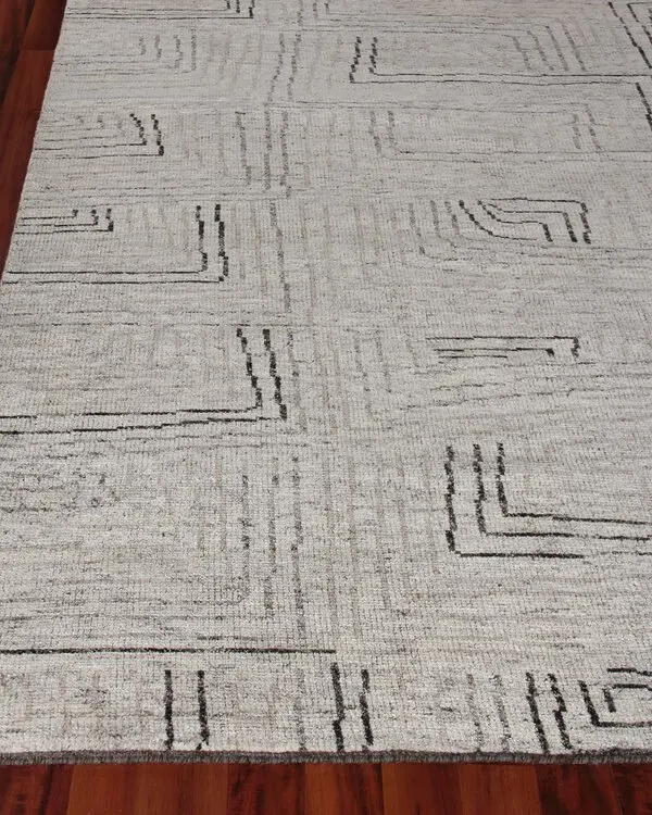 EXQUISITE RUGS Balon Hand-knotted Rug, 10' X 14