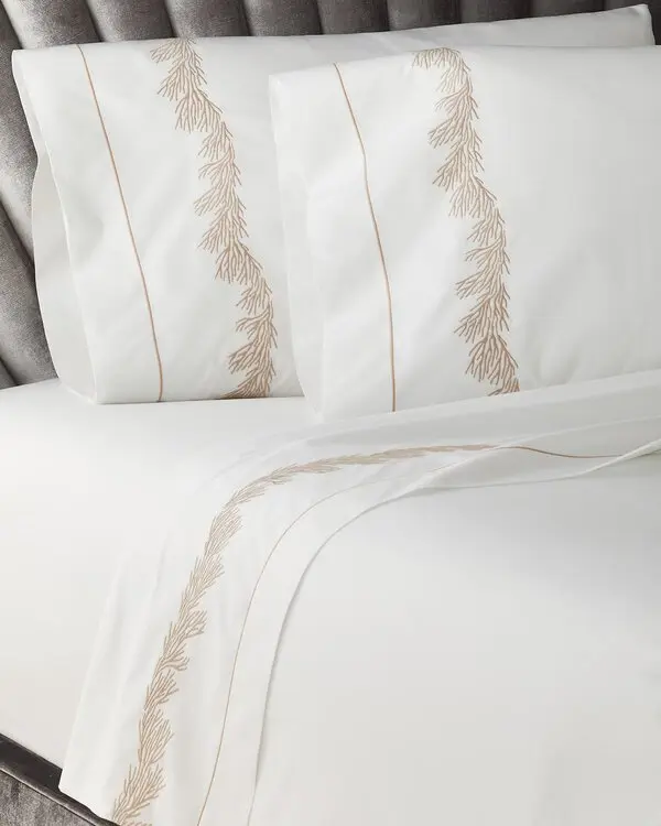 MATOUK Atoll Pillowcase Pair, King - Reef