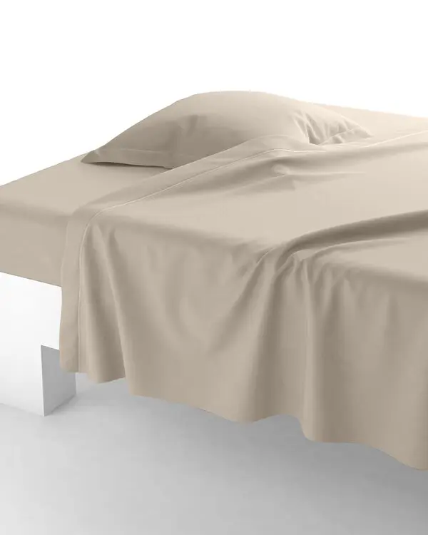 ANNE DE SOLENE Vexin 200 Thread-count Flat Sheet - Coco