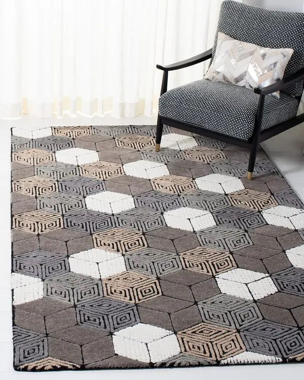 SAFAVIEH Snowdrop Hand-tufted Rug, 9' X 12