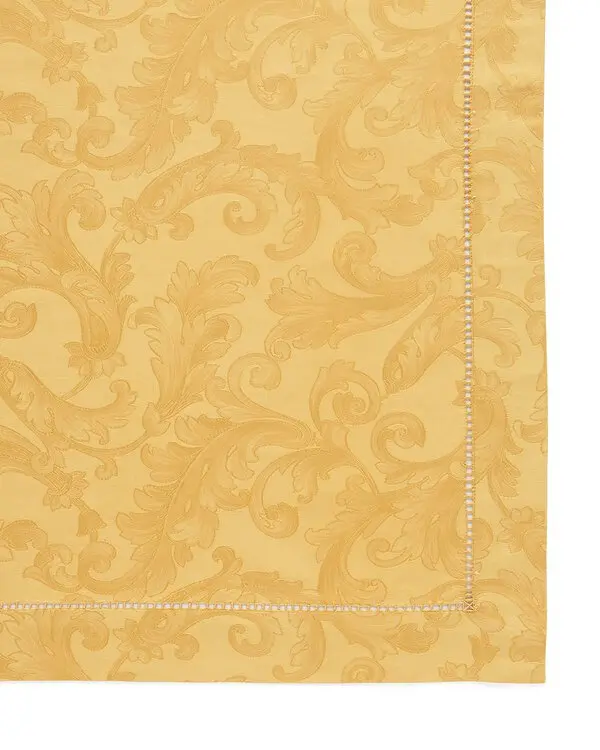SFERRA Acanthus Jacquard Tablecloth, 70" X 108 - Gold