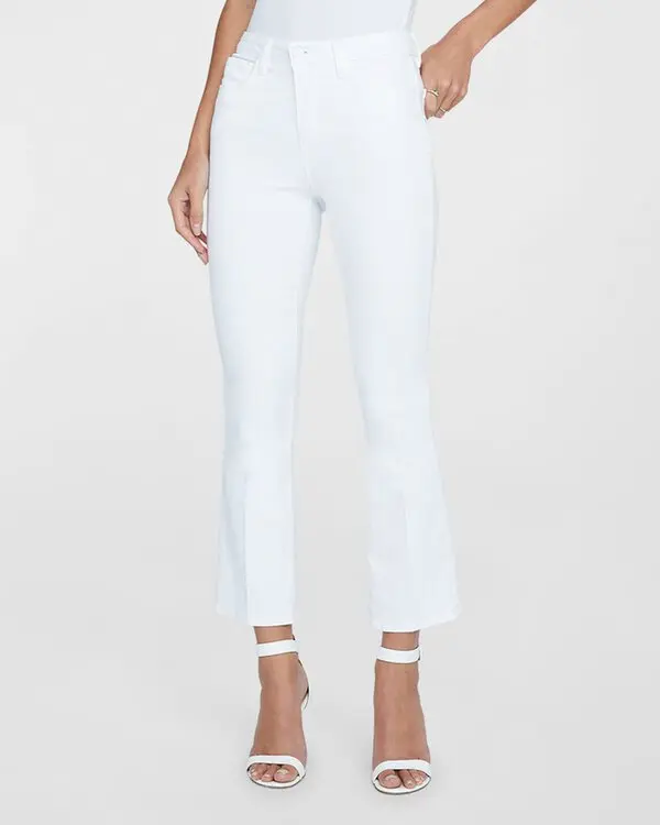 L'Agence Mira Micro Bootcut Jeans - Blanc