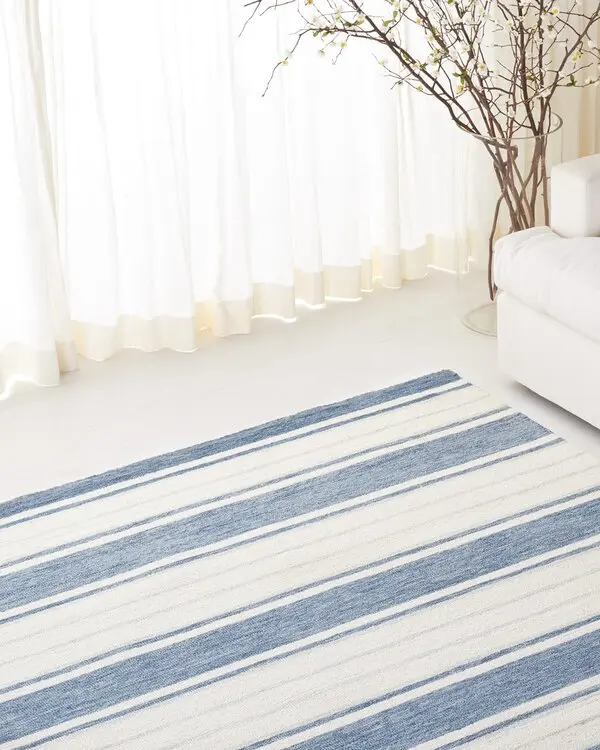 Ralph Lauren Ballast Stripe Hand-tufted Rug, 6' X 9