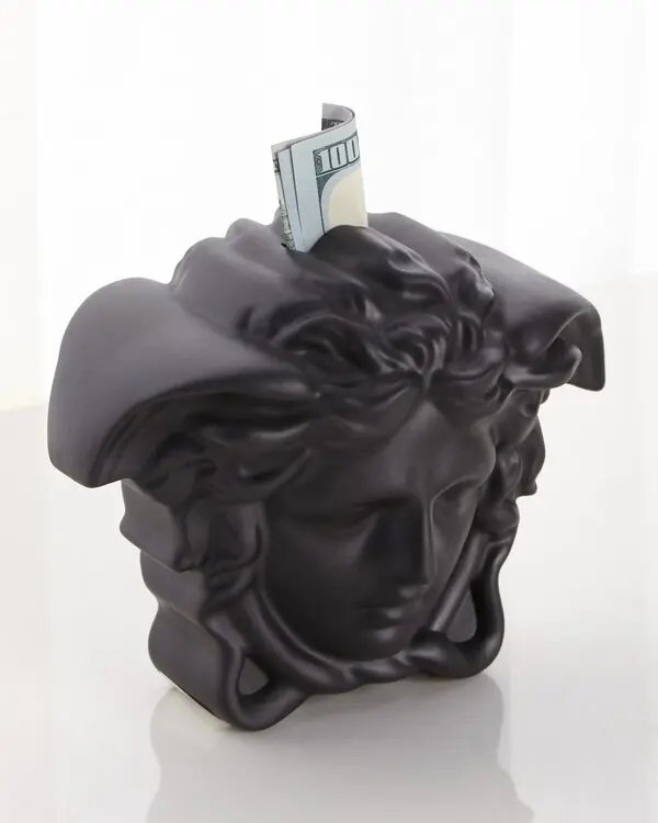 Versace Break The Bank Money Box - Black | Editorialist