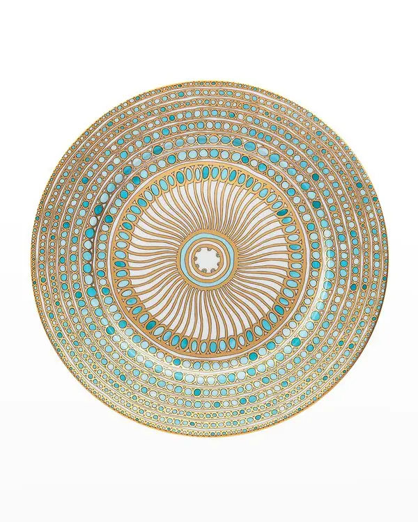HAVILAND & PARLON Syracuse Turquoise Charger Plate