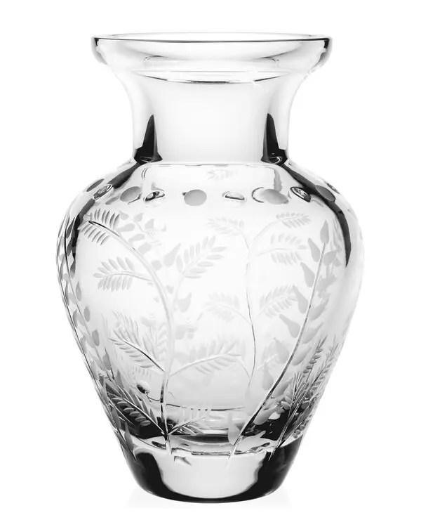 WILLIAM YEOWARD CRYSTAL Fern Bouquet Vase