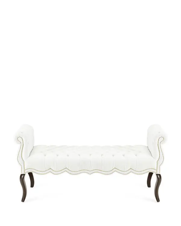 HAUTE HOUSE Rebecca Tufted Bench, 61