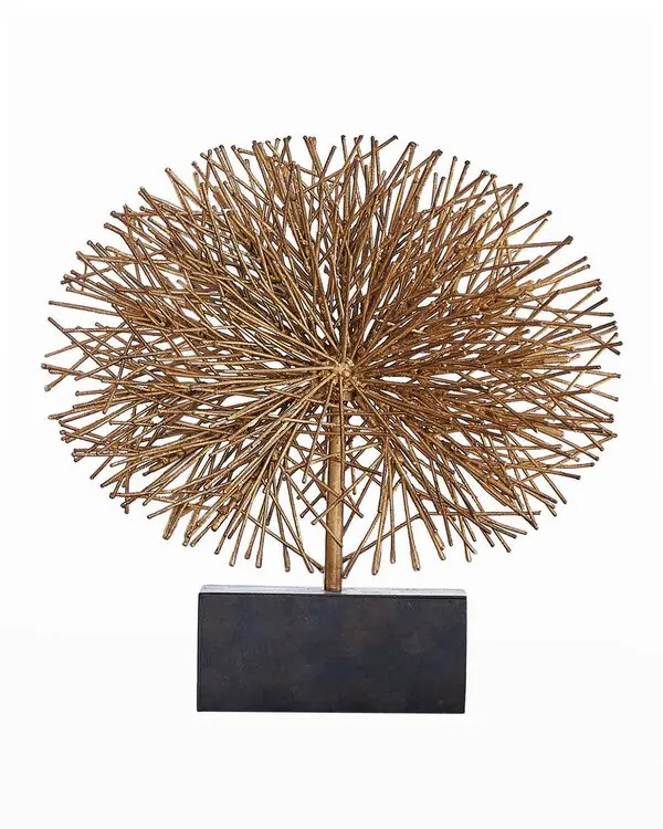 GLOBAL VIEWS Small Leaf Tumble Weed Sculpture