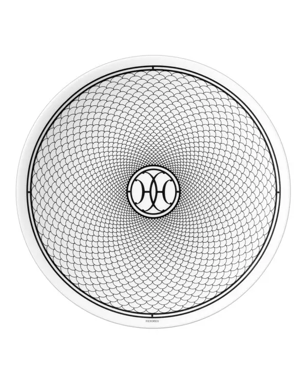Hermès H Deco Bread & Butter Plate No. 1 - Multi