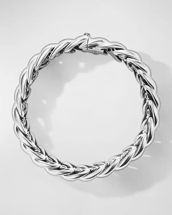 David Yurman Sculpted Cable Bracelet, 14mm - Sterling Silver