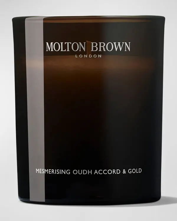 Molton Brown Mesmerizing Oudh Accord And Gold Signature Scented Single-wick Candle, 6.7 Oz