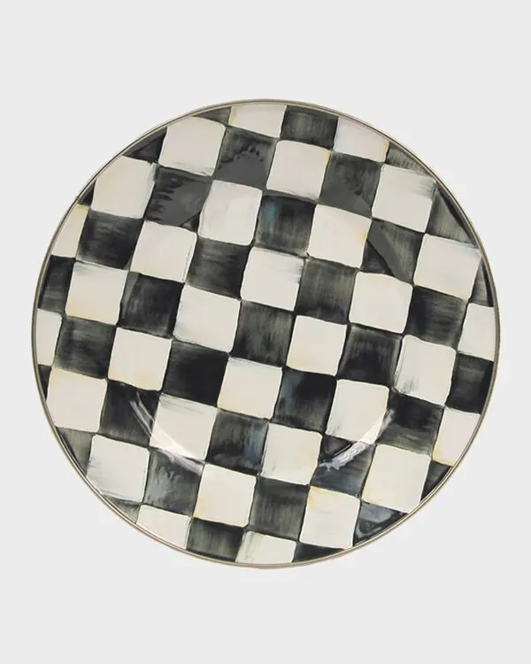 MACKENZIE-CHILDS Courtly Check Dinner Plate - One-color