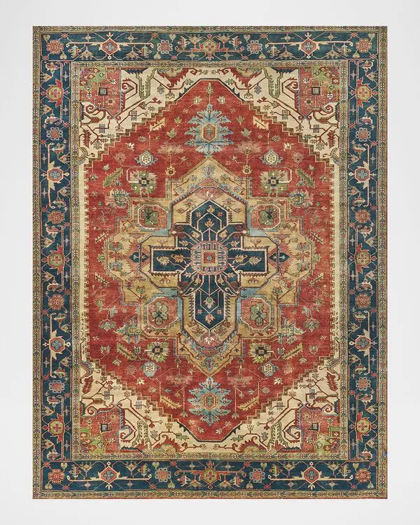 EXQUISITE RUGS Antique Weave Serapi Rug, 4' X 6
