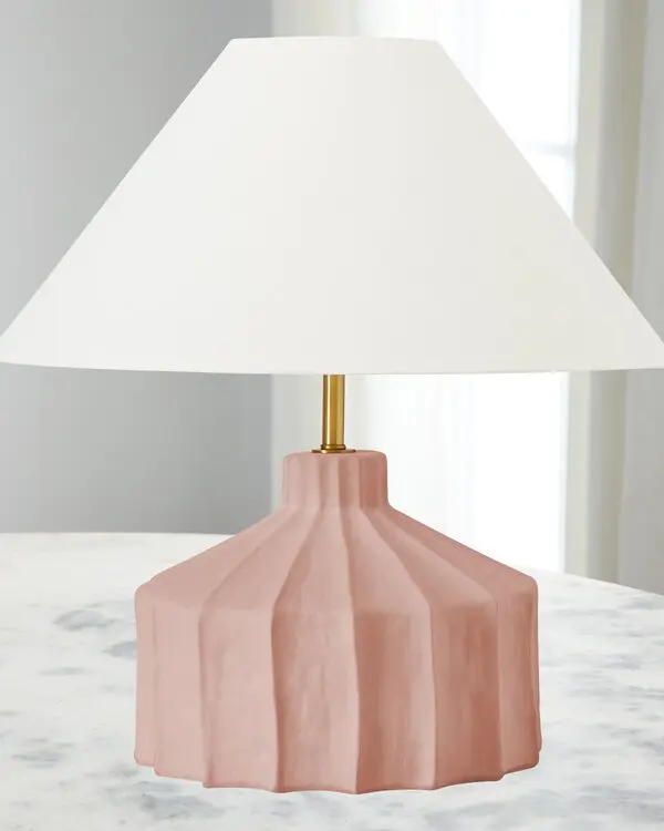 Visual Comfort Studio Veneto Medium Table Lamp Kelly Wearstler - Rose