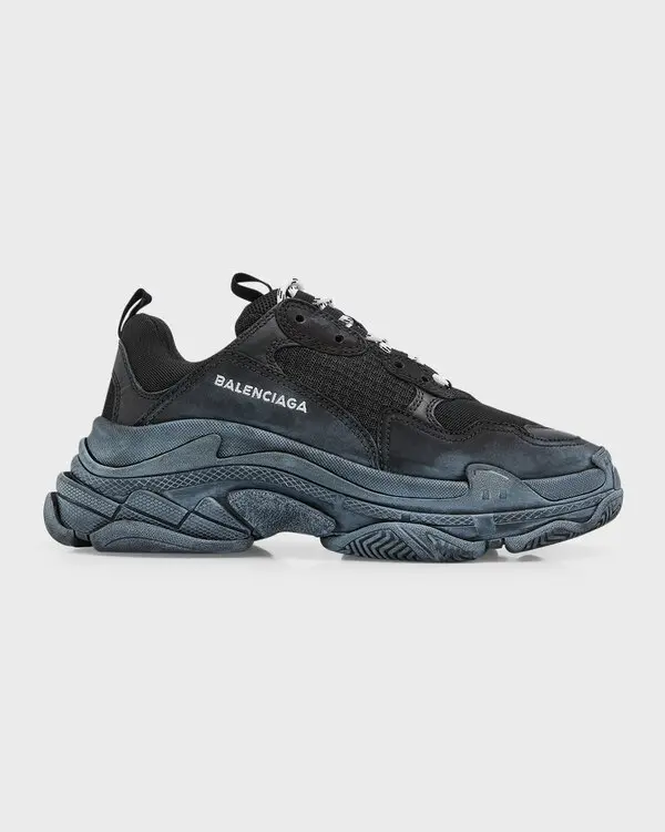 Balenciaga Triple S Sneakers Noir Editorialist