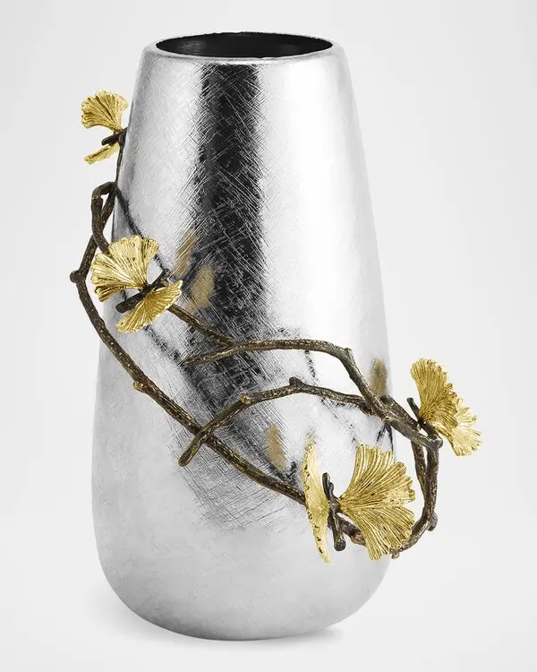 Michael Aram Butterfly Ginkgo Large Vase - One-color